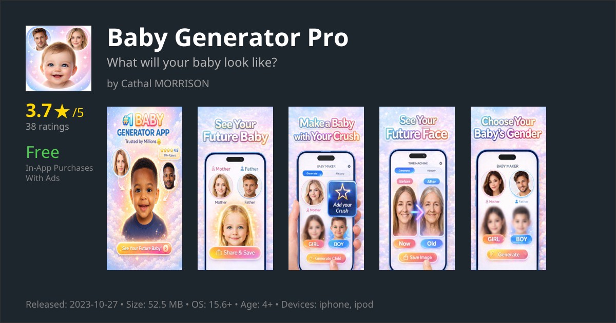 Baby Generator Pro App Reviews – Features, Pricing & User Ratings