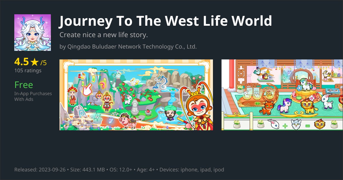 Journey To The West Life World - Adventure, Customization, Education