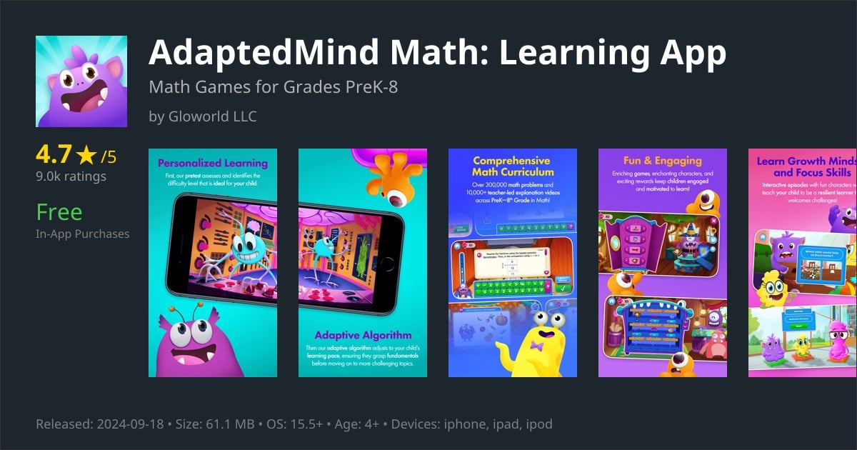 AdaptedMind Math App Reviews – Features, Pricing & User Ratings