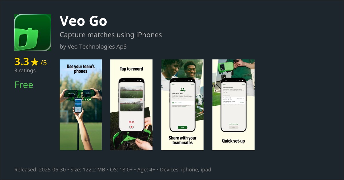 Veo Go app for iPhone — Download