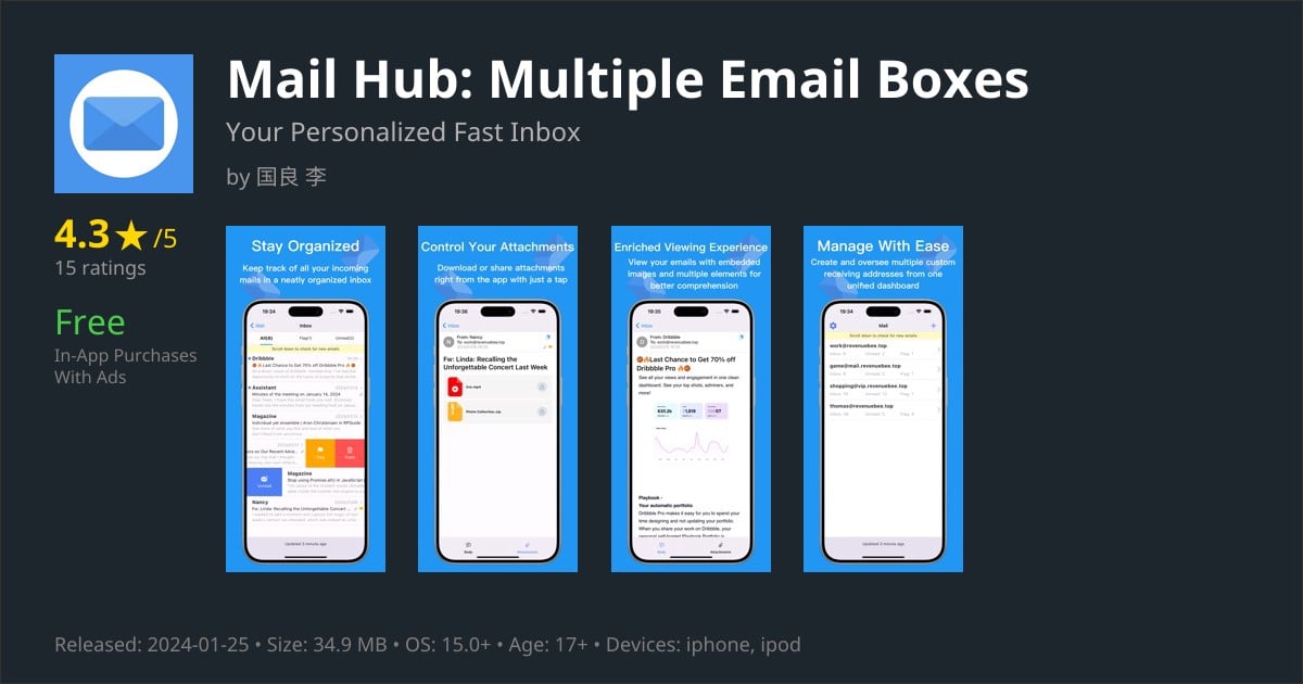 Mail Hub App Reviews – Features, Pricing & User Ratings