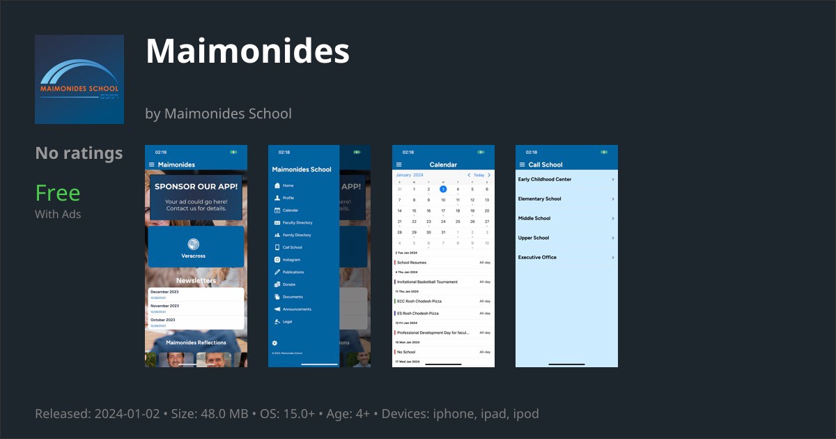 Maimonides App Reviews – Features, Alternatives & User Ratings