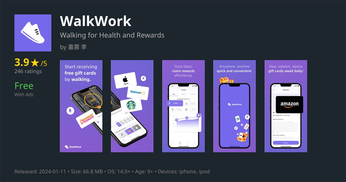 WalkWork App Reviews – Features, Alternatives & User Ratings