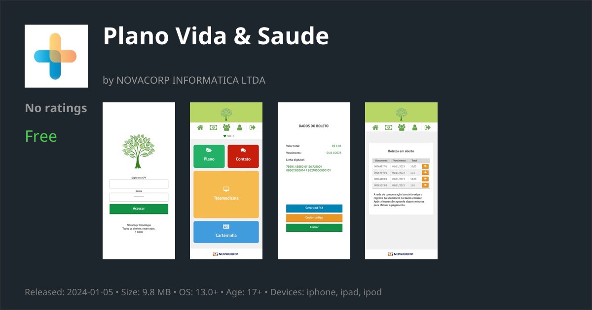 Plano Vida & Saude App Reviews – Features, Alternatives & User Ratings