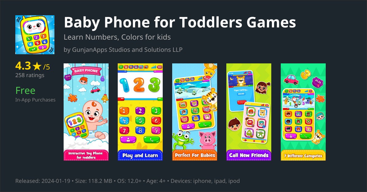 Baby Phone for Toddlers Games App Reviews – Features, Pricing & User ...