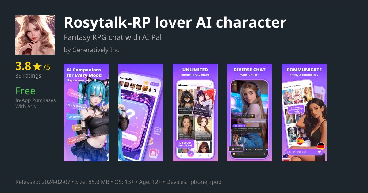 Rosytalk app