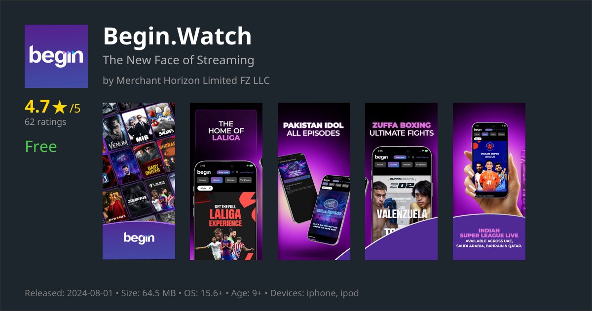 Begin.Watch App Reviews – Features, Alternatives & User Ratings