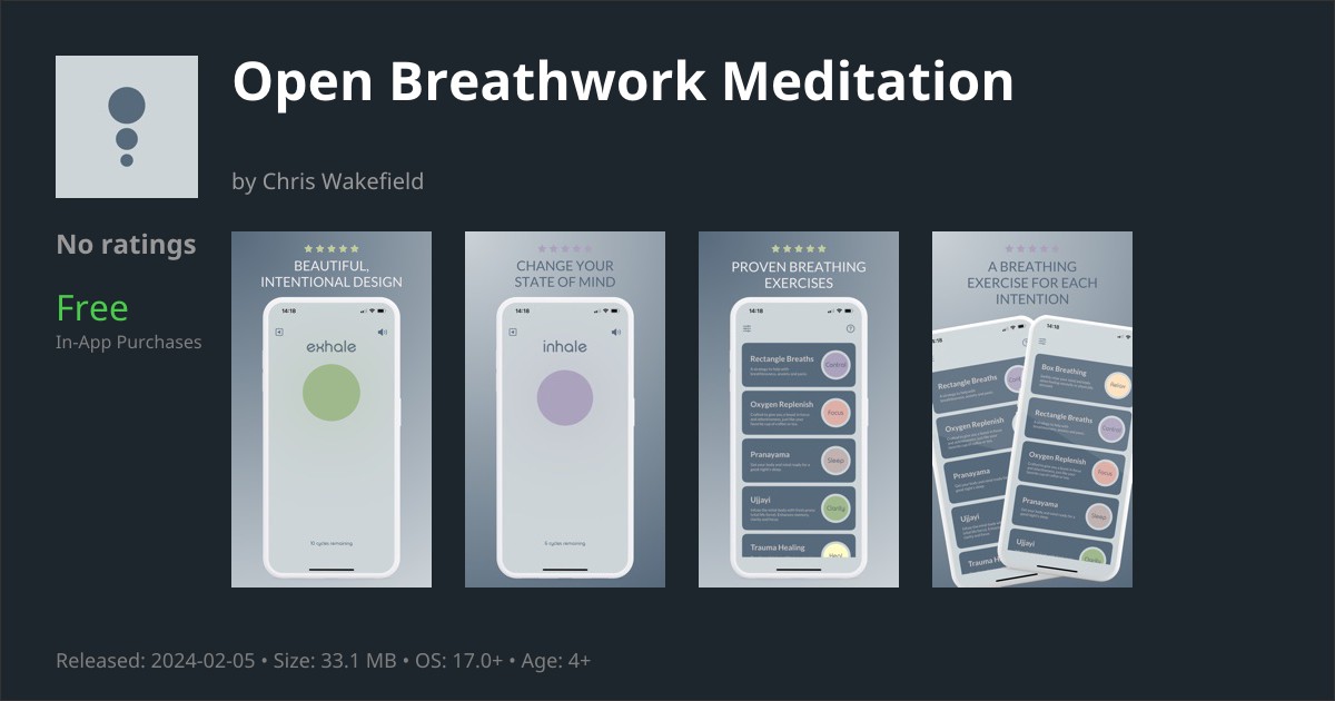 Open Breathwork Meditation App Reviews – Features, Pricing & User Ratings