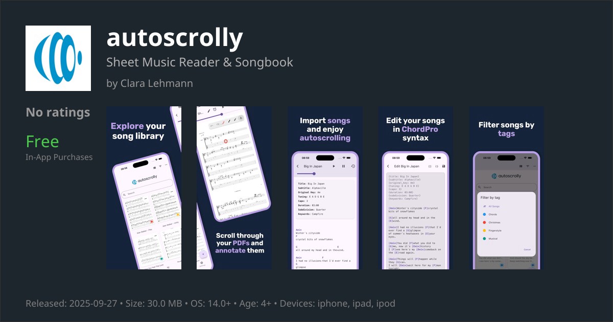 autoscrolly App for iPhone - Download