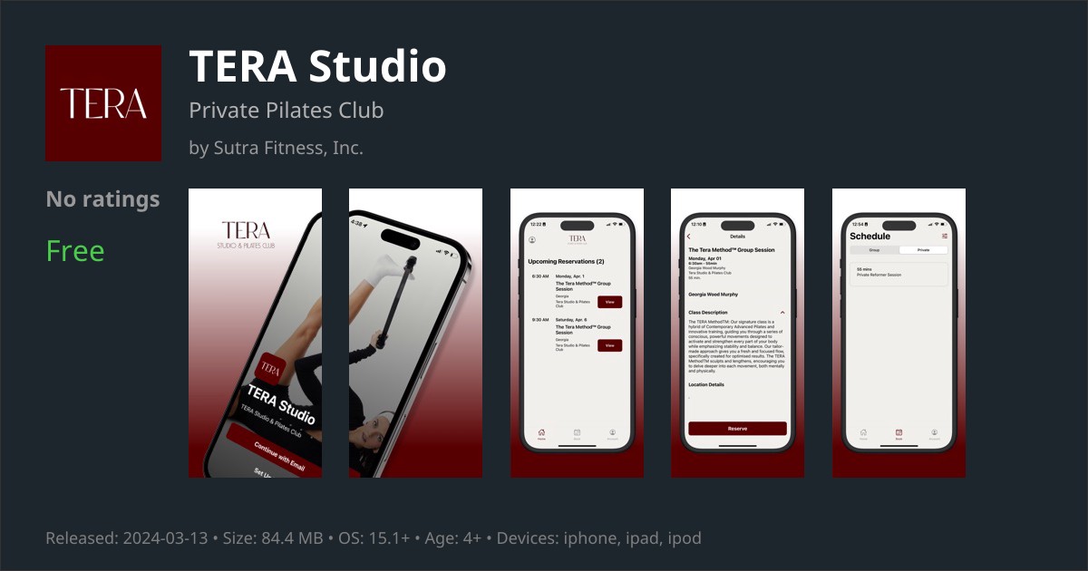 TERA Studio App for iPhone - Download