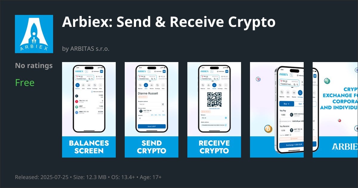Arbiex app for iOS — Download
