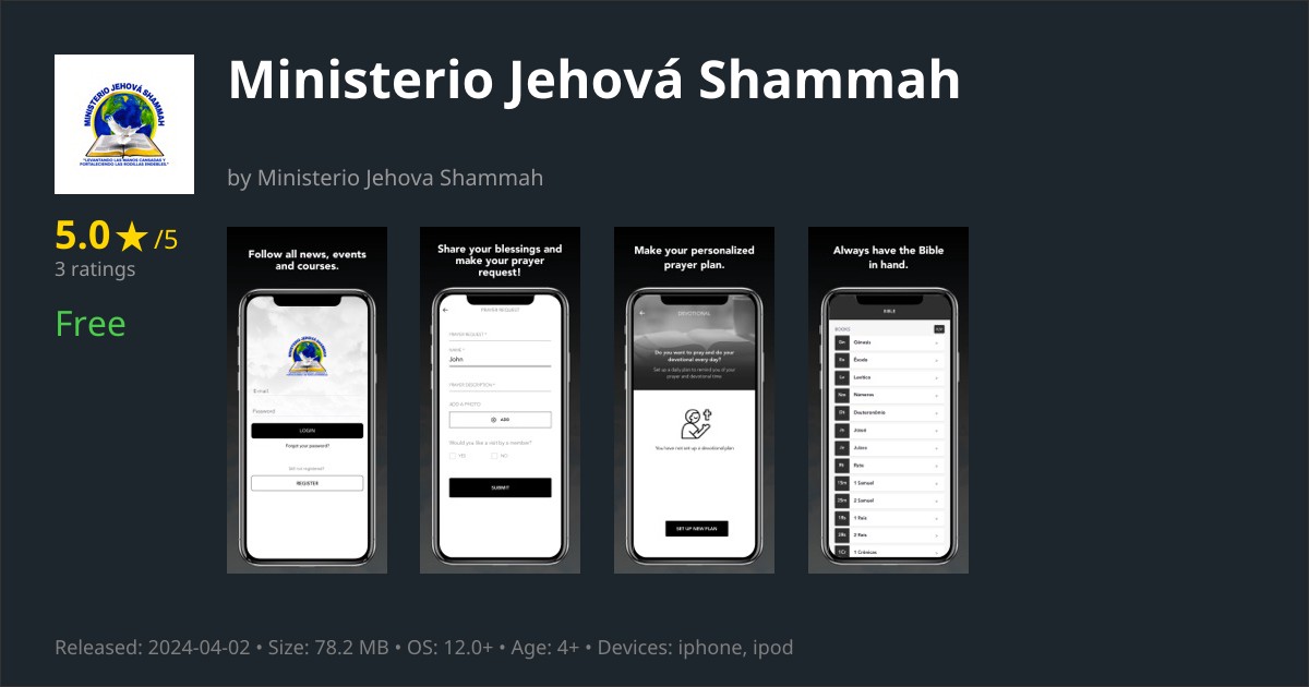 Ministerio Jehová Shammah App Reviews – Features, Alternatives & User ...