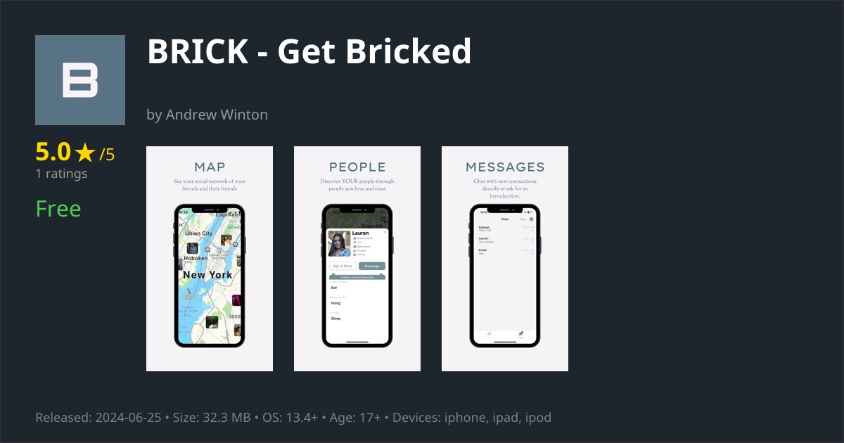 BRICK App Reviews – Features, Alternatives & User Ratings
