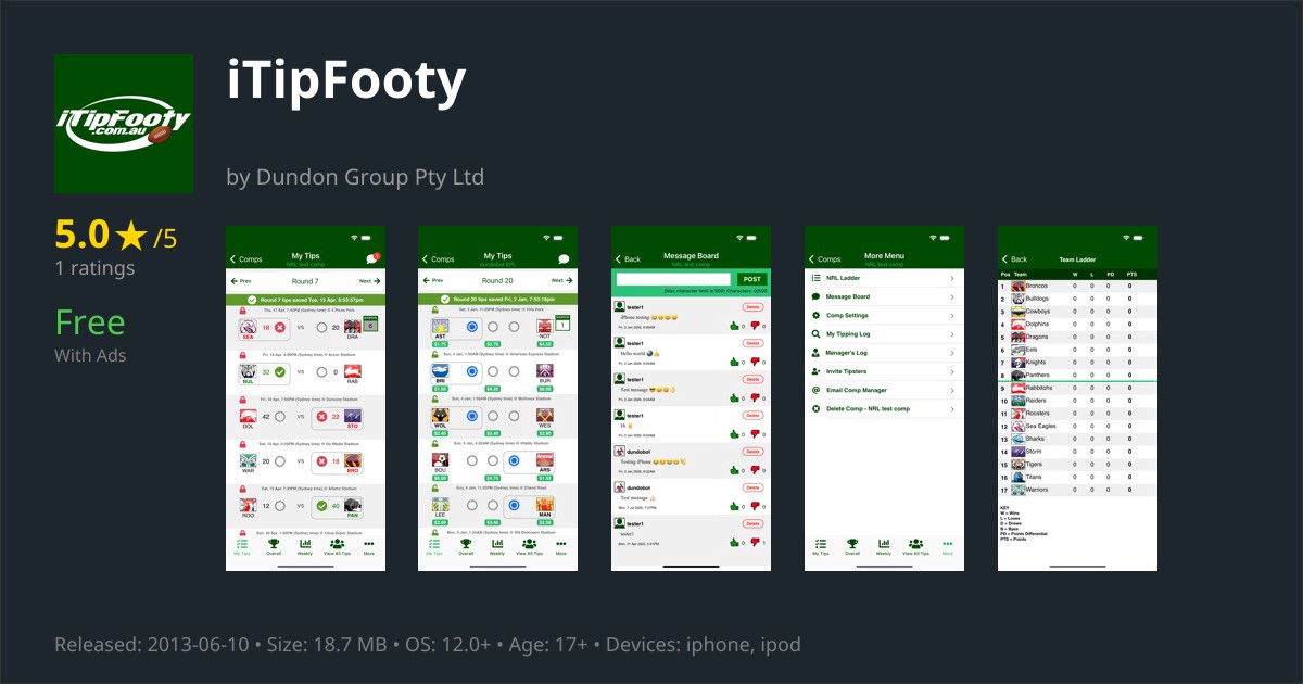 iTipFooty – 48 user reviews