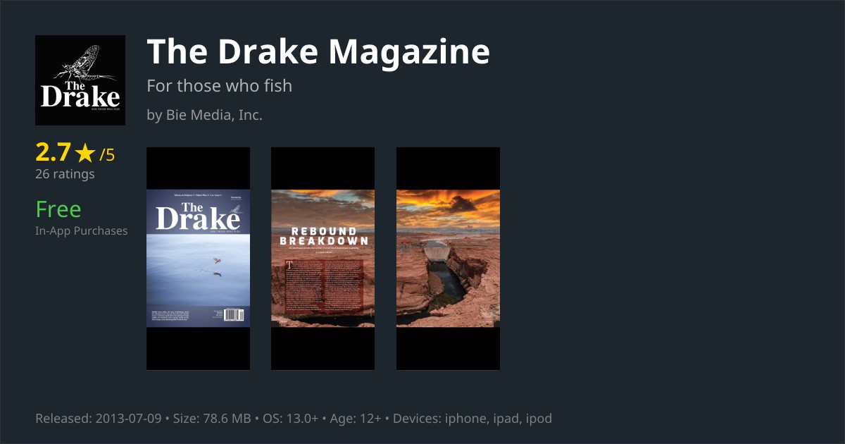 The Drake Magazine App Reviews – Features, Pricing & User Ratings