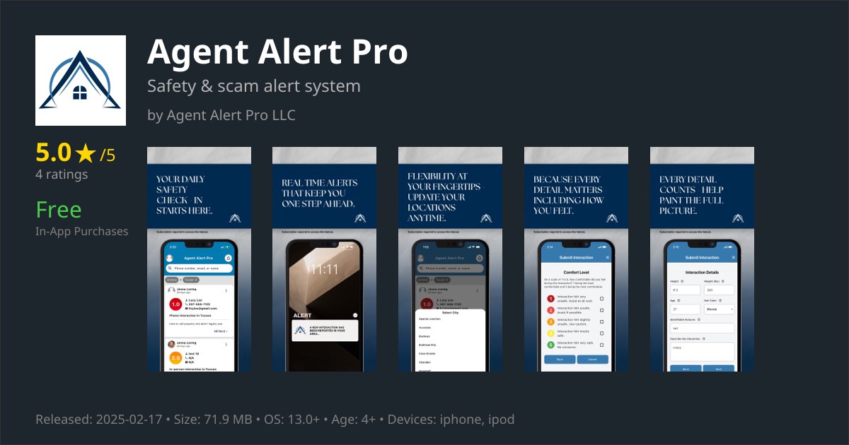 Agent Alert Pro App Reviews – Features, Pricing & User Ratings
