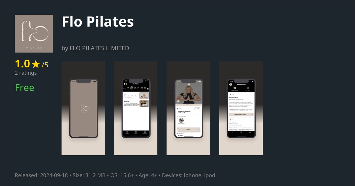 Flo Pilates App Reviews – Features, Alternatives & User Ratings