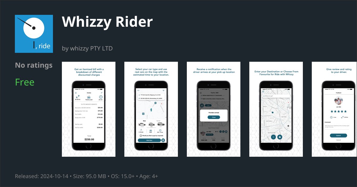 Whizzy Rider App Reviews – Features, Alternatives & User Ratings