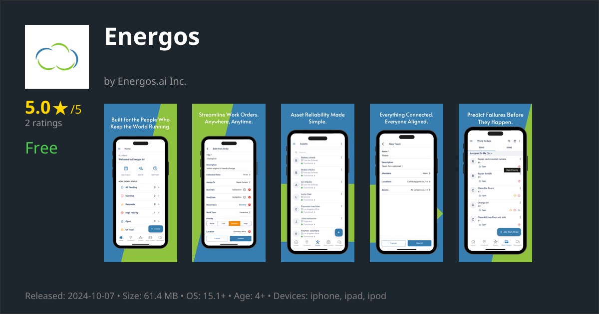 Energos App Reviews – Features, Alternatives & User Ratings