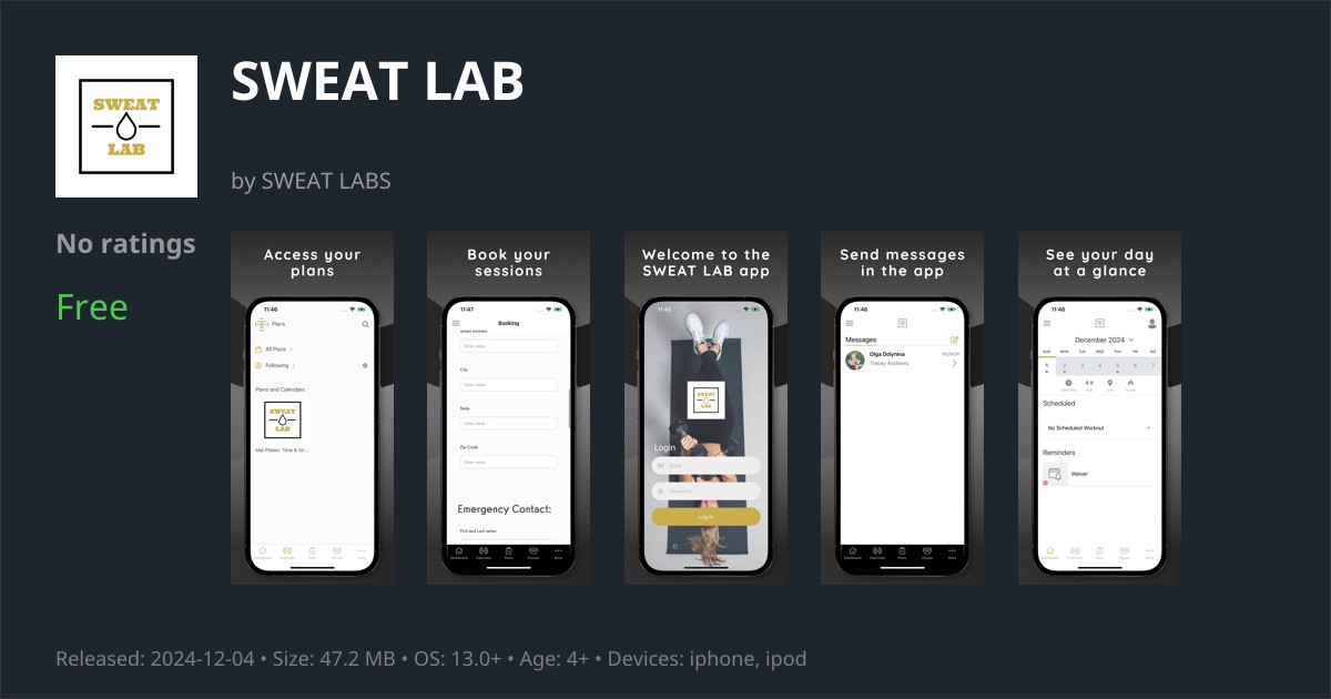 SWEAT LAB App Reviews – Features, Alternatives & User Ratings