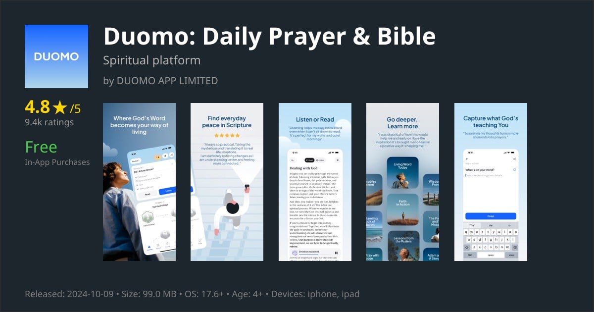 Duomo app for iPhone — Download