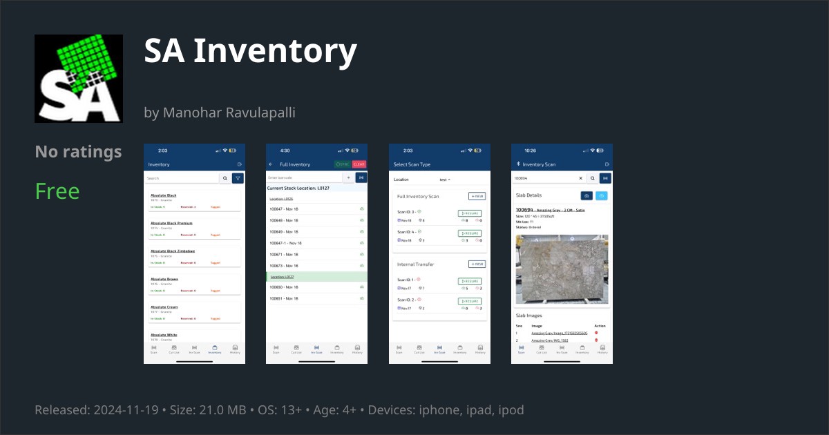 SA Inventory App Reviews – Features, Alternatives & User Ratings
