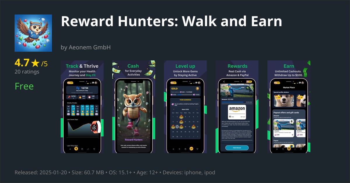 Reward Hunters App Reviews – Features, Alternatives & User Ratings