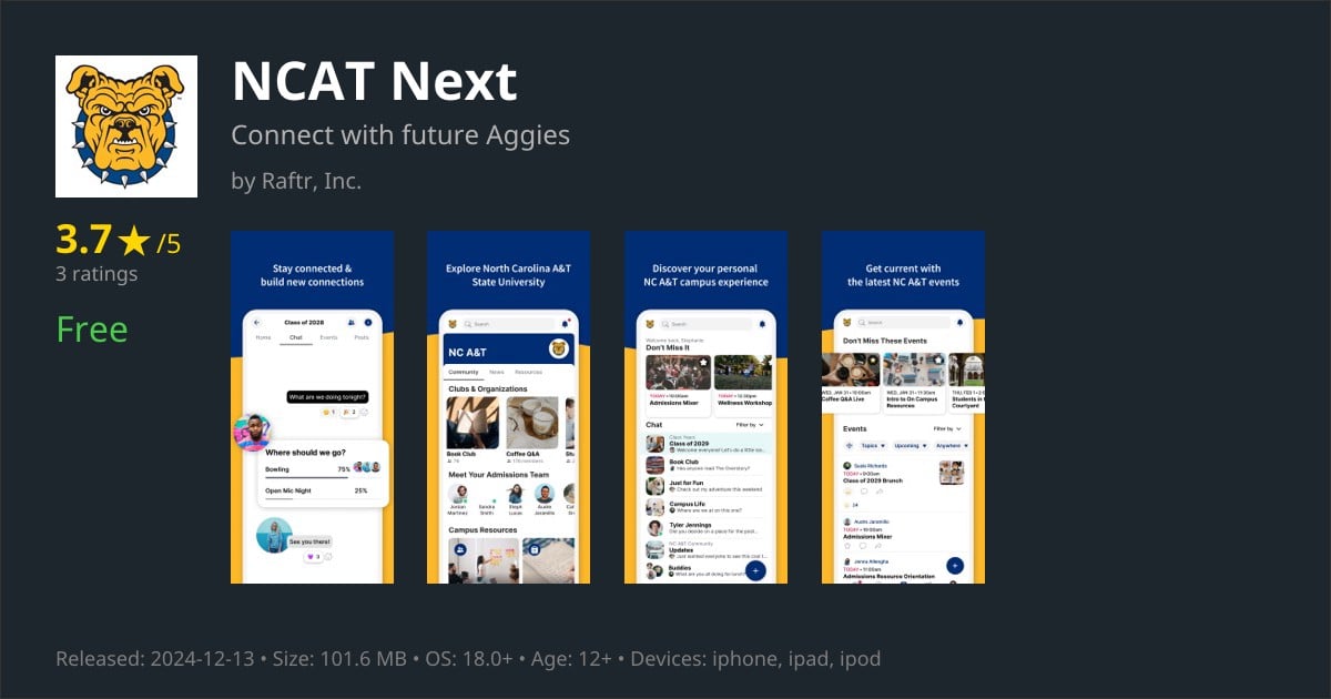 NCAT Next app for iPhone — Download