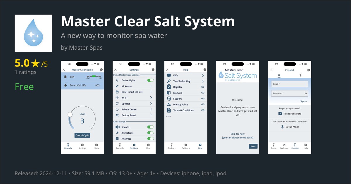 Master Clear Salt System App Reviews – Features, Alternatives & User ...