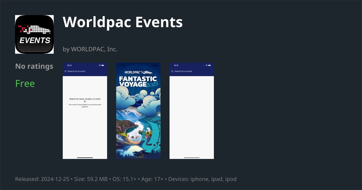 Worldpac Events App Reviews – Features, Alternatives & User Ratings