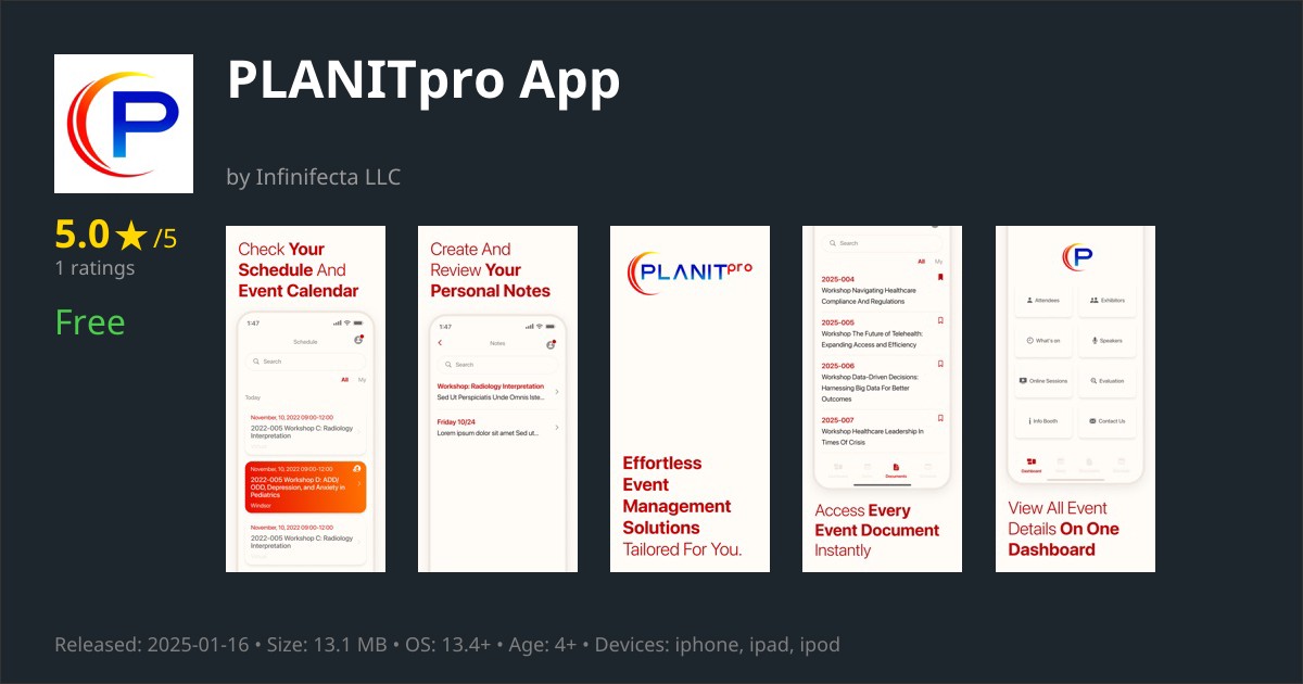 PLANITpro App App for iPhone - Download