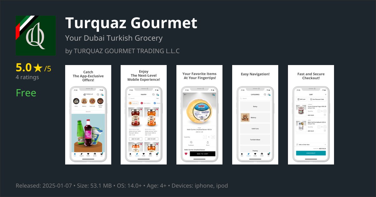 Turquaz Gourmet App Reviews – Features, Alternatives & User Ratings