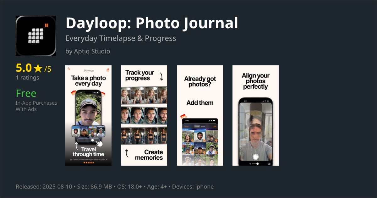 Dayloop app for iPhone — Download