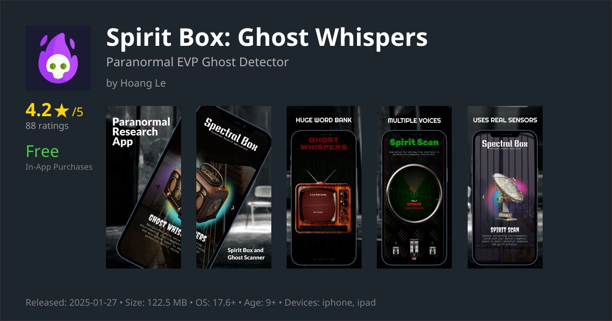Spirit Box App Reviews – Features, Pricing & User Ratings