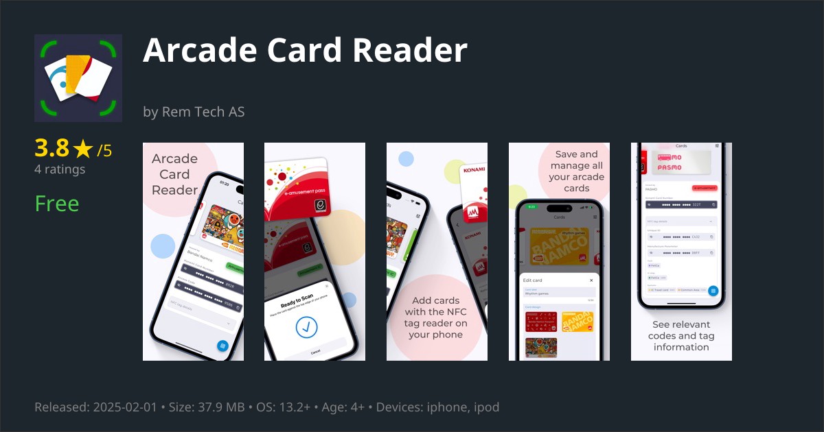 Arcade Card Reader App Reviews – Features, Alternatives & User Ratings
