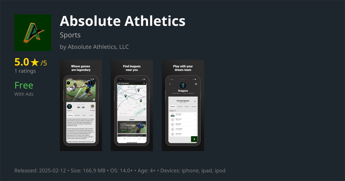 Absolute Athletics App Reviews – Features, Alternatives & User Ratings