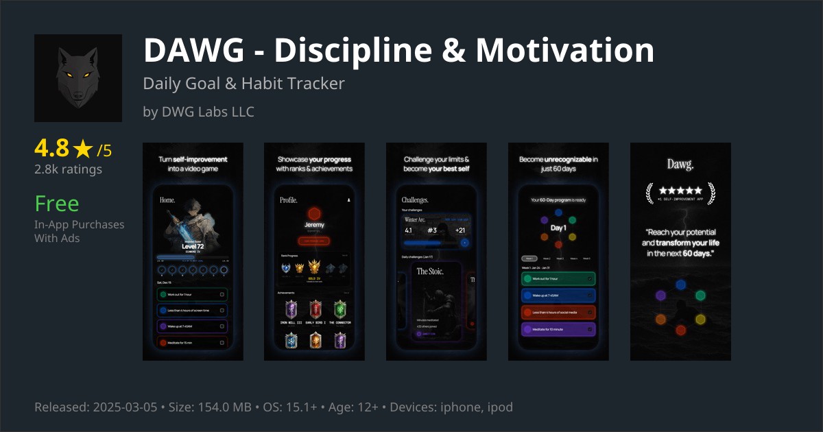 DAWG app for iPhone — Download