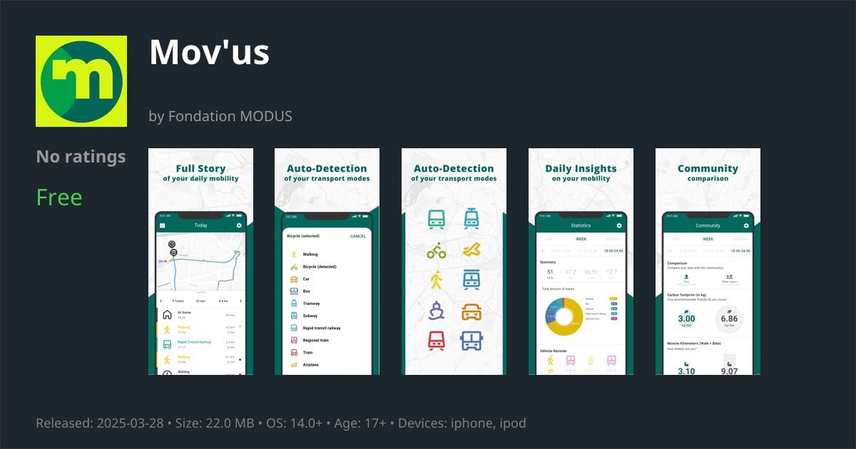 Mov'us App Reviews – Features, Alternatives & User Ratings
