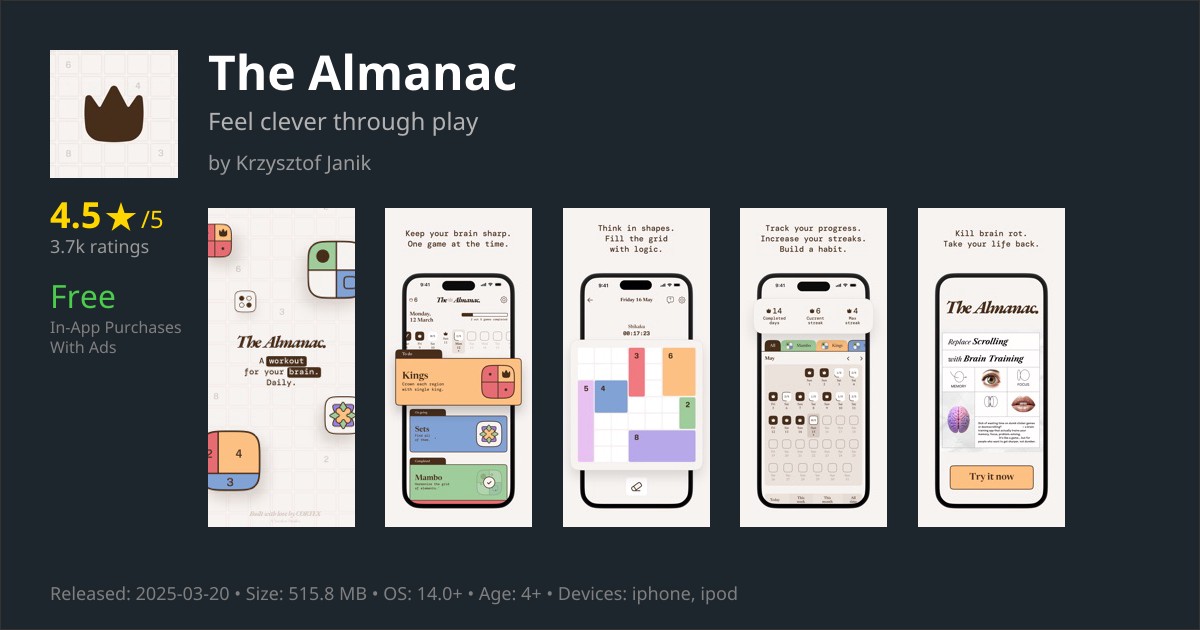 The Almanac app for iPhone - Download