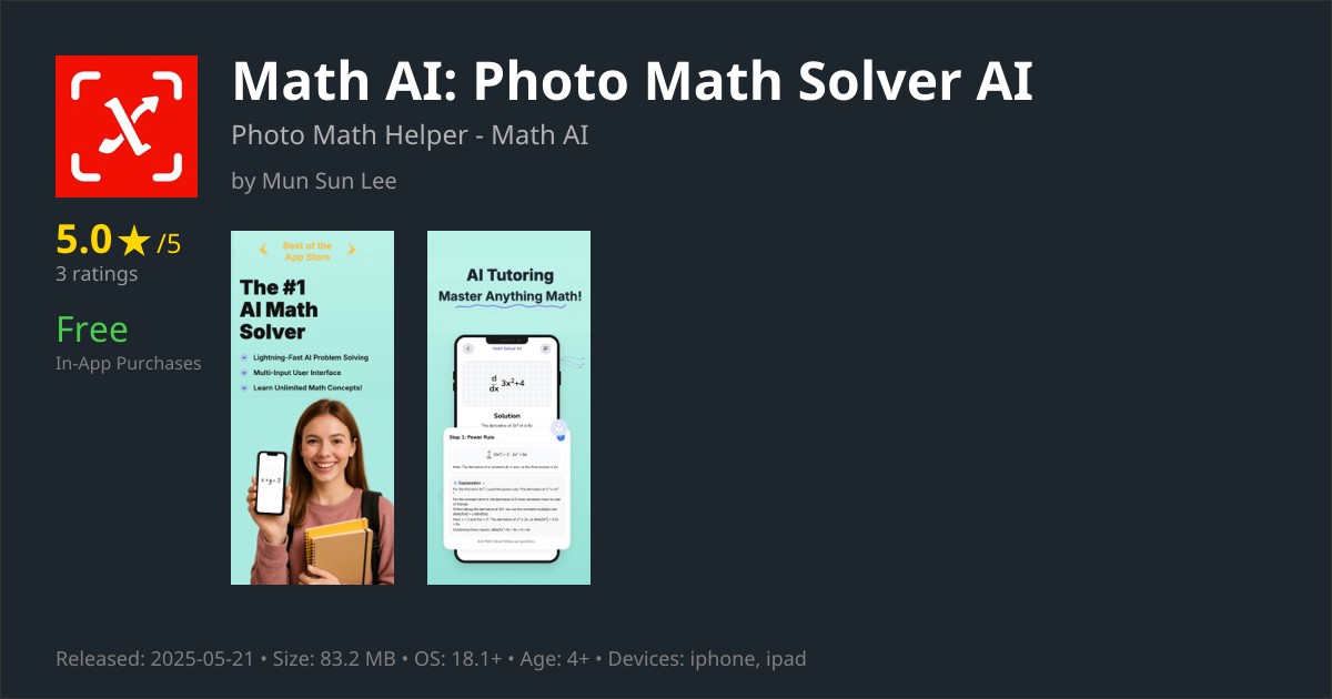 Math AI App Reviews – Features, Pricing & User Ratings