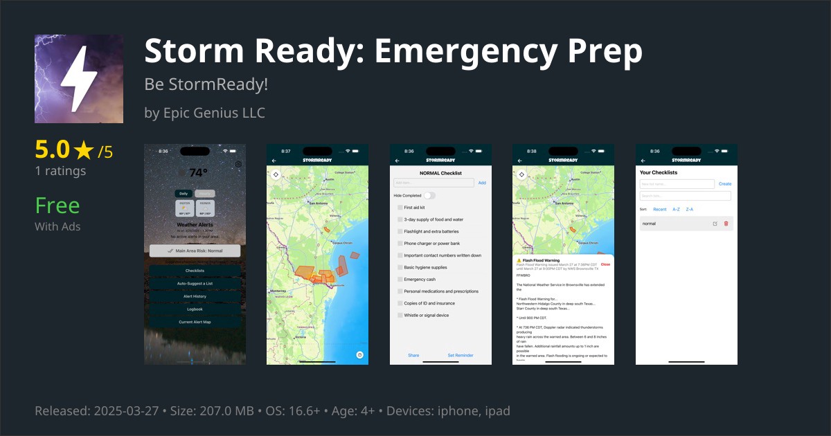 StormReady App Reviews – Features, Alternatives & User Ratings
