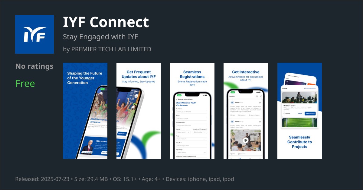 IYF Connect App Reviews – Features, Alternatives & User Ratings
