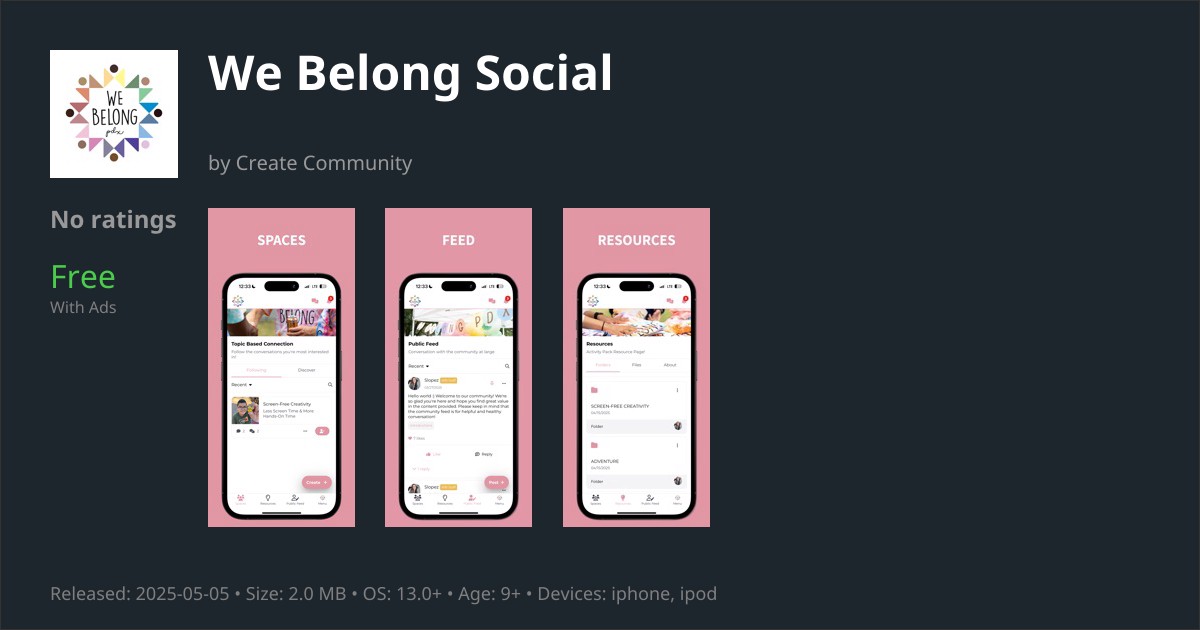 We Belong Social App Reviews – Features, Alternatives & User Ratings