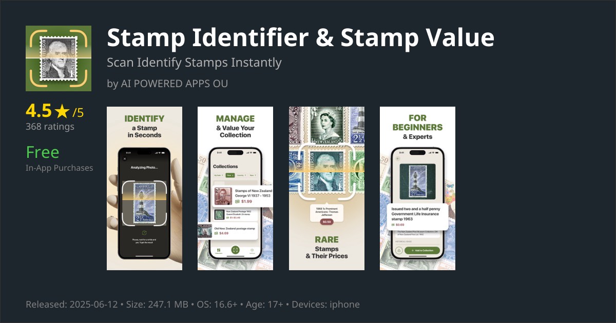 Stamp Identifier & Stamp Value App Reviews – Features, Pricing & User ...