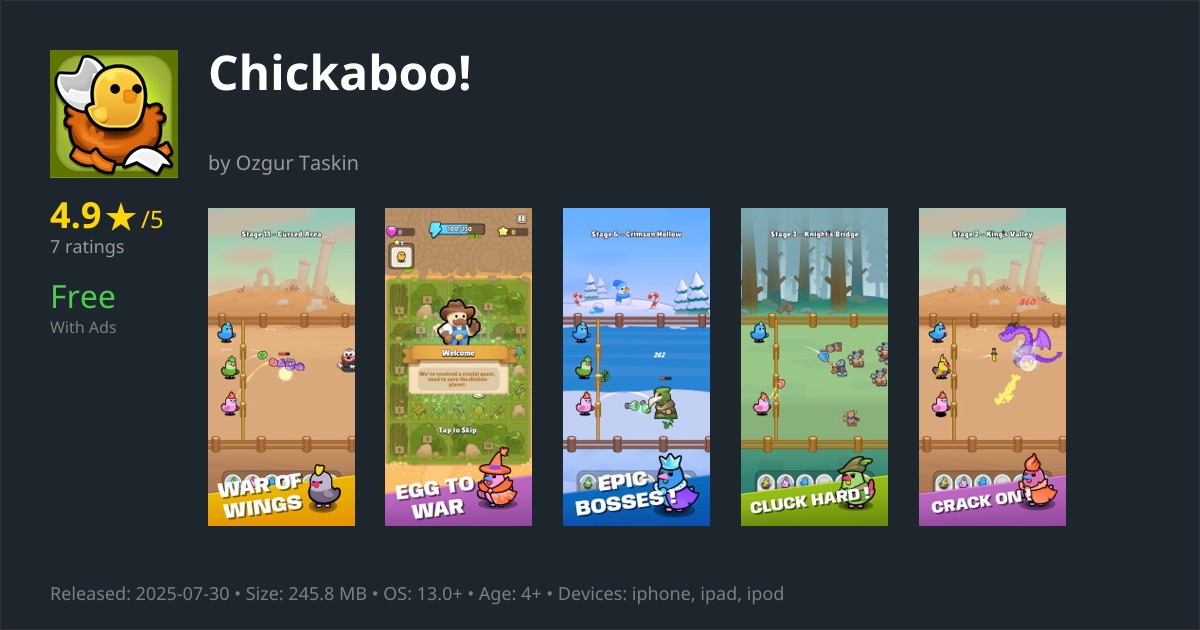 Chickaboo! Game Reviews – Features, Alternatives & User Ratings