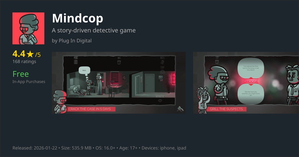 Mindcop Game Reviews – Features, Pricing & User Ratings