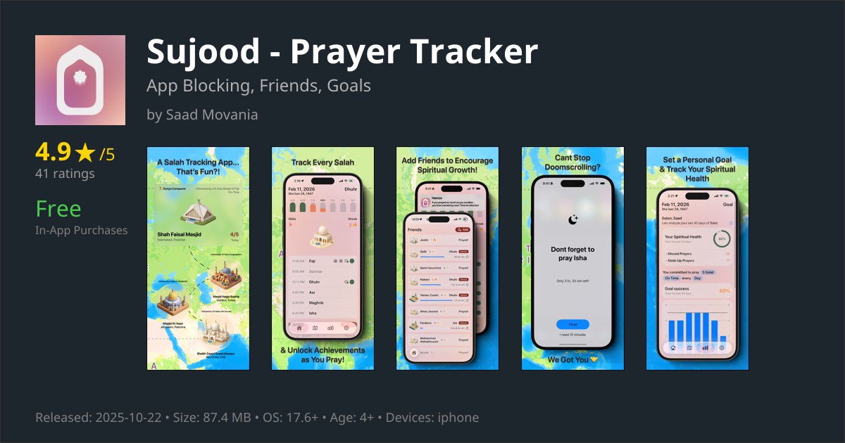 Sujood App Reviews – Features, Pricing & User Ratings