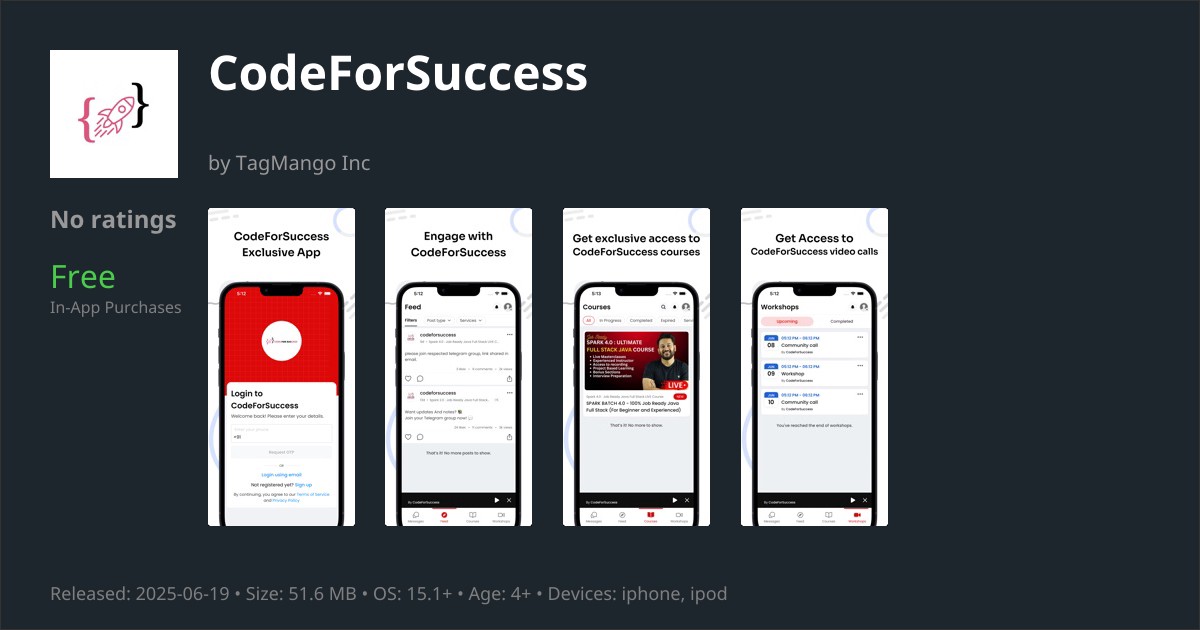 CodeForSuccess App Reviews – Features, Pricing & User Ratings