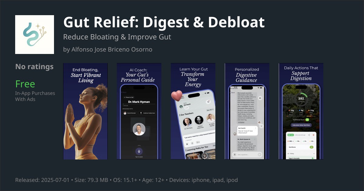 Gut Relief App Reviews – Features, Pricing & User Ratings