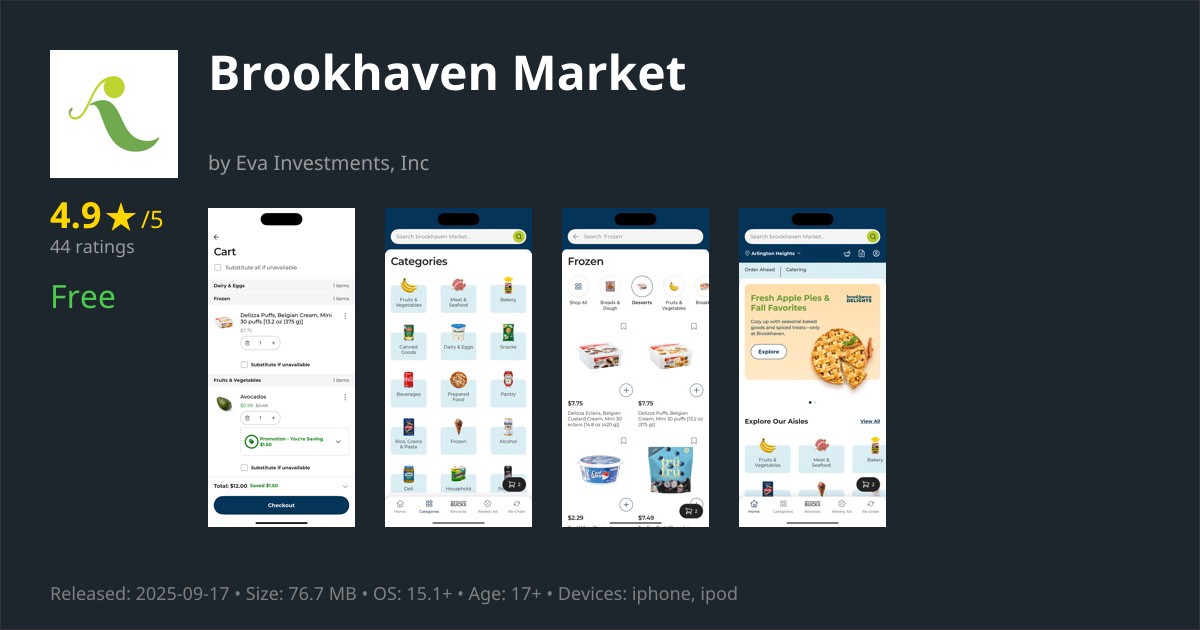 Brookhaven Market App Reviews – Features, Alternatives & User Ratings